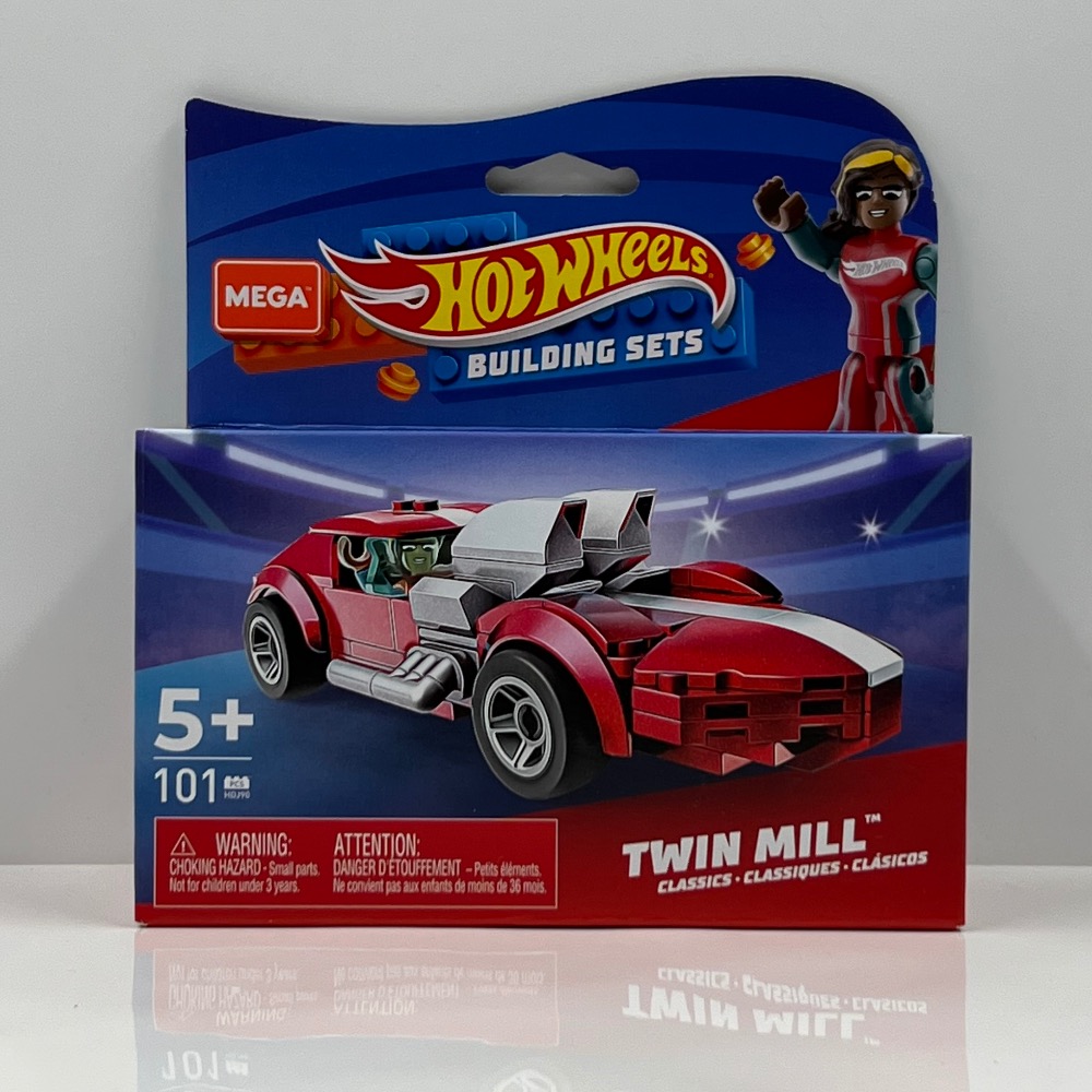 Pre-owned MEGA CONSTRUX - HOT WHEELS BUILDING SET TWIN 101 PIECES ...
